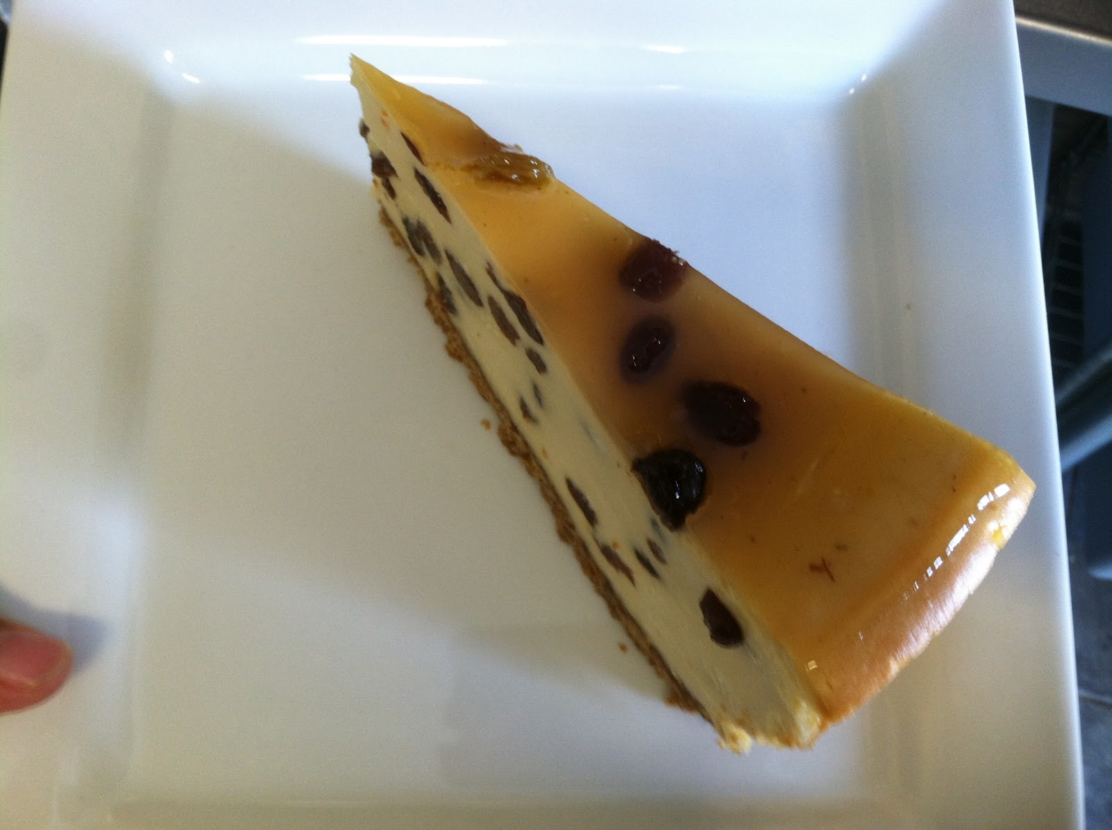 For the Love of CHOCOLAT: Rum Raisin Cheesecake